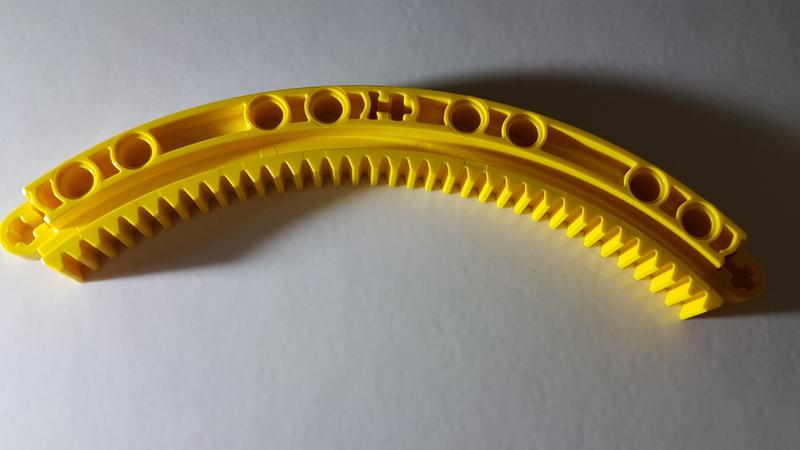 一套2個零件 24121 黃色齒條 圓 彎 樂高科技 LEGO Technic | 露天市集 | 全台最大的網路購物市集