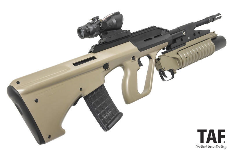 【TAF 客製槍售完】GHK AUG A2 GBB with M203榴彈發射器 (沙色 FDE 限量版) | 露天市集 | 全台最大的網路購物市集