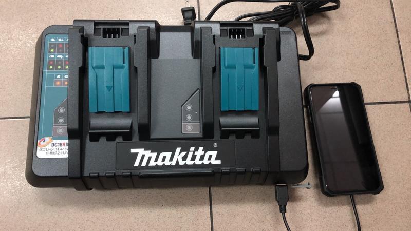 "電筒魔" 特價-全新 Makita 牧田 DC18RD 雙電池同步快速9A座充18V 雙座充電器 含USB充電 保固一 | 露天市集 | 全台最大的網路購物市集