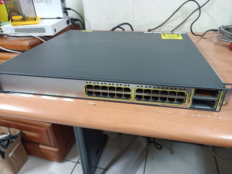 Cisco WS-C3750E-24PD-S POE Layer 3 Switch | 露天市集 | 全台最大的網路購物市集