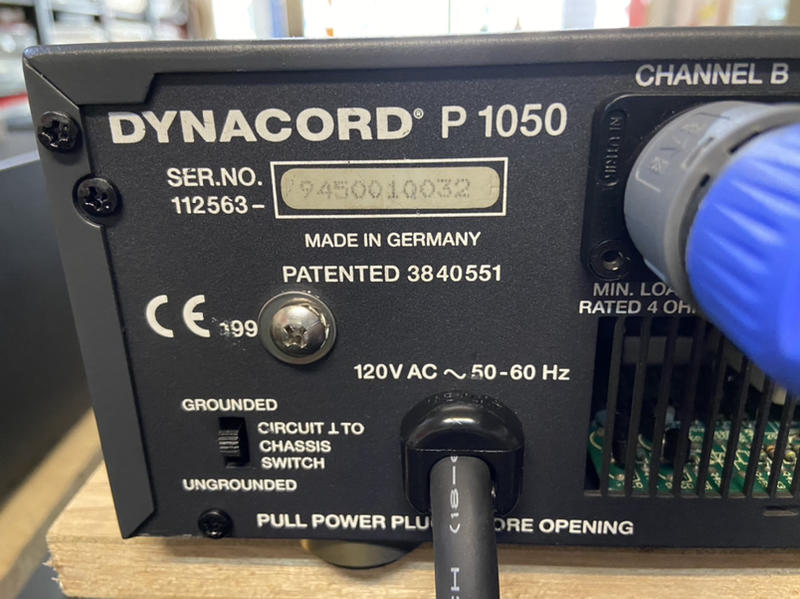 信宏音響 德國製 DYNACORD P1050 後級擴大機 | 露天市集 | 全台最大的網路購物市集