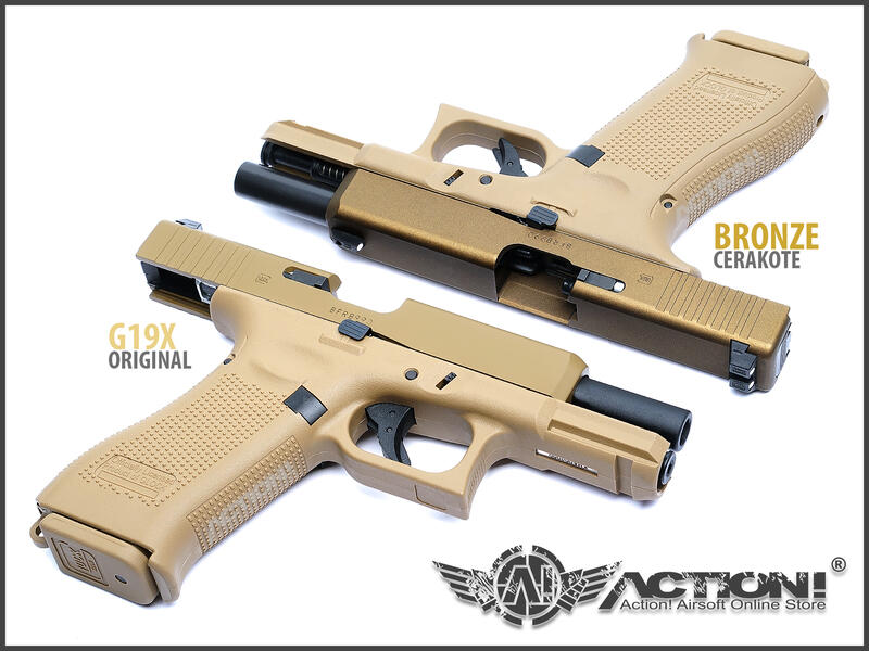 【Action! Custom】售完）VFC GLOCK G19X CERAKOTE 軍規烤漆版 銅色 授權刻字 | 露天市集 | 全台最大的 ...