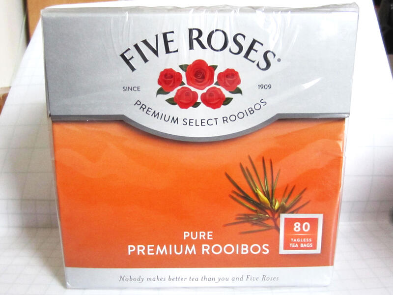 (缺貨中) 南非國寶茶 Five Roses。Rooibos tea 特選高優等級 原味 (80入/盒) - 有現貨 | 露天拍賣
