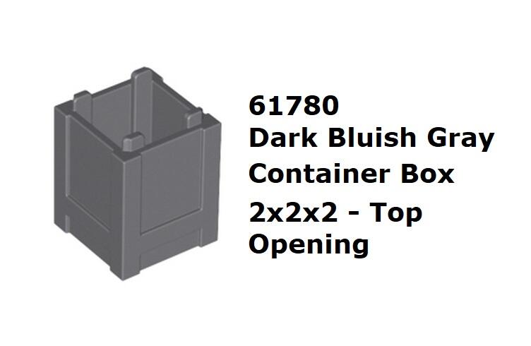【磚樂】LEGO 樂高 61780 4520307 Container,Box 2x2x2 深灰 方桶 | 露天市集 | 全台最大的網路購物市集