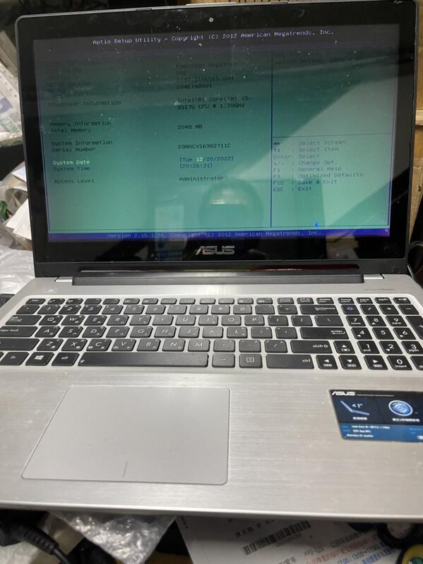 ASUS(NBE1)華碩S550C 15吋 i5筆記型電腦.....畫面顏色感覺較暗 | 露天市集 | 全台最大的網路購物市集