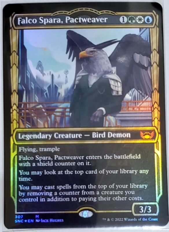 【TCG魂】魔法風雲會 新卡佩納 閃 Falco Spara, Pactweaver 織契魔馮柯斯帕拉 showcase | 露天市集 | 全 ...