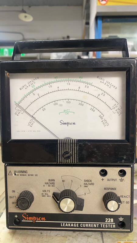 Simpson美國辛普森228高精度AC/DC指針漏電流測試儀 功能正常 | 露天市集 | 全台最大的網路購物市集