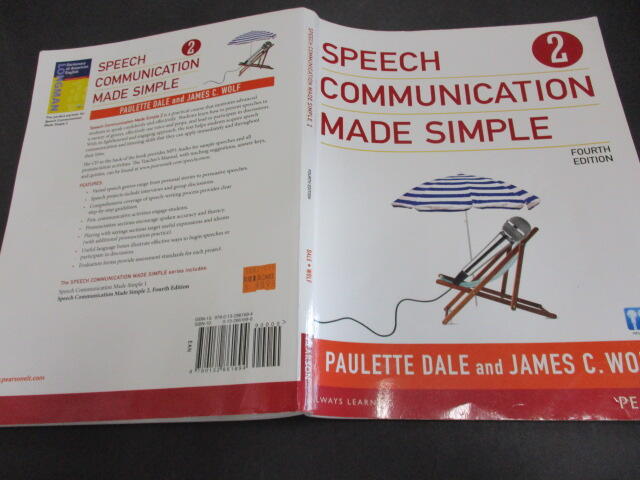 文瑄Speech Communication Made Simple 2 4e 附光碟9780132861694劃記少 | 露天市集 | 全台最大的網路購物市集