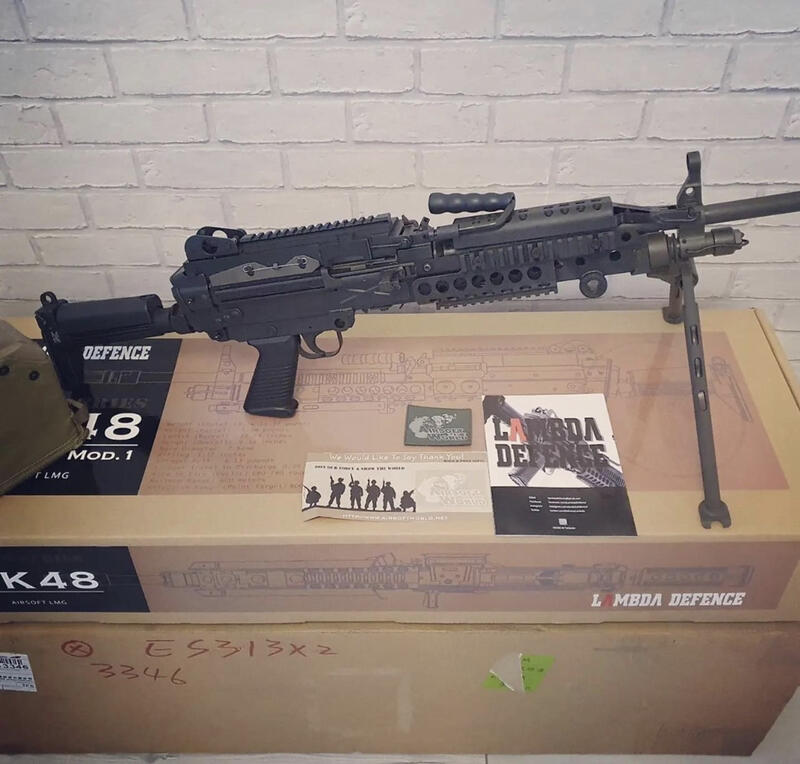 [武裝火力工作室]LAMBDA Defense MOD1 MK48 鋼製 機槍 | 露天市集 | 全台最大的網路購物市集