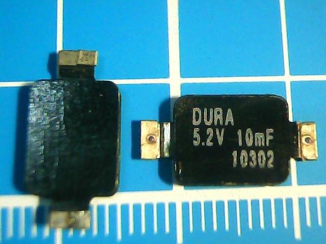 超級電容/金電容 DURA 5.2V 10mF SMD 無鉛 | 露天市集 | 全台最大的網路購物市集