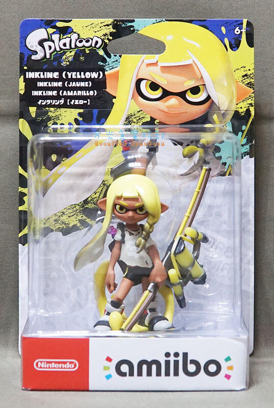 【月光魚】全新現貨 amiibo 漆彈大作戰 斯普拉遁3 Splatoon 魷魚族 黃色 女孩 Switch NS | 露天市集 | 全台最大的網路購物市集