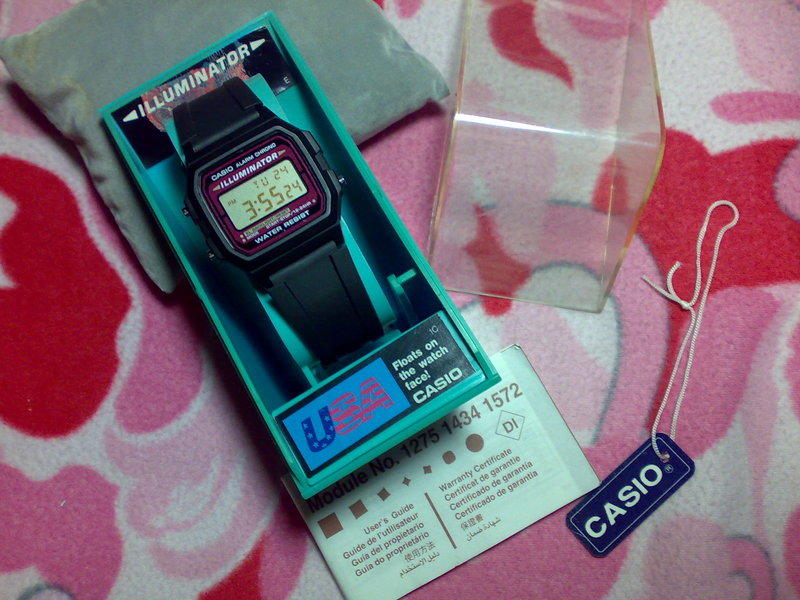 ☆JIN_1983☆ USA 冷光 LCD 全新 Rare Vintage Casio F-106 Digital Watch | 露天市集 ...