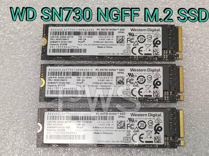 【WD Western Digital SN730 512G 512GB 】PCIe3.0 NVMe M.2 SSD | 露天市集 | 全台最 ...