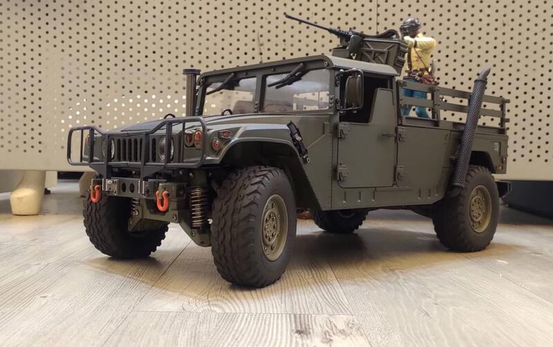 獨家- 恆冠1/10 4WD 經典悍馬M1025 改裝 M998皮卡 RTR (國軍現役) | 露天市集 | 全台最大的網路購物市集