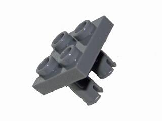 【磚樂】LEGO 樂高 15092 6284702 Plate 2x2 with Pins 深灰薄板向下附雙pin | 露天市集 | 全台最大 ...