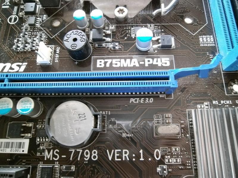 【全國主機板維修聯盟】微星 MS-7798 VER:1.0 B75MA-P45 1155 (下標前請先詢問) 故障主機板 | 露天市集 | 全 ...