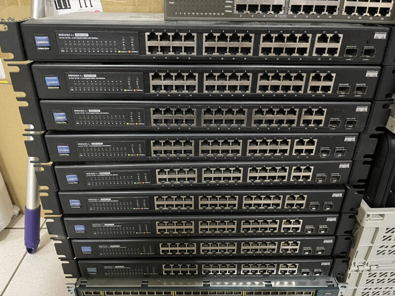 Cisco-Linksys SRW224G4 24 port switch 交換器 Network Switch 網管型 | 露天市集 | 全 ...