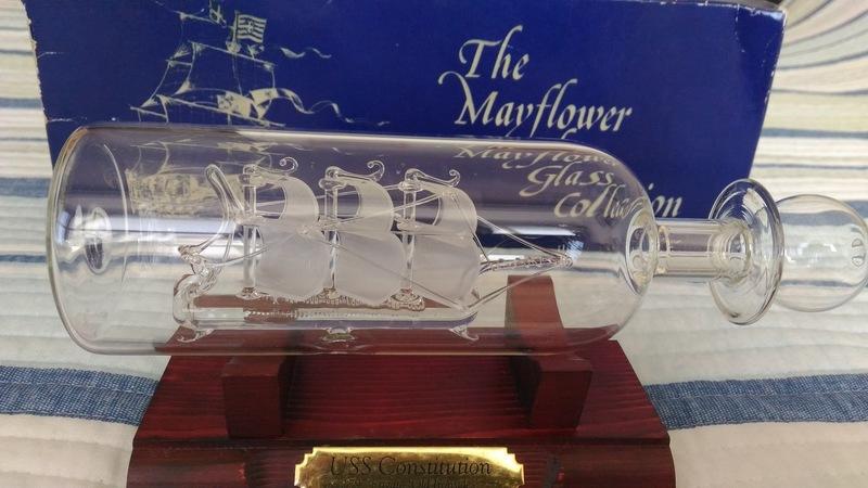 英國製MayFlower Glass Collection USS Constitution美國海軍 憲法號 護衛艦 | 露天市集 | 全台最 ...
