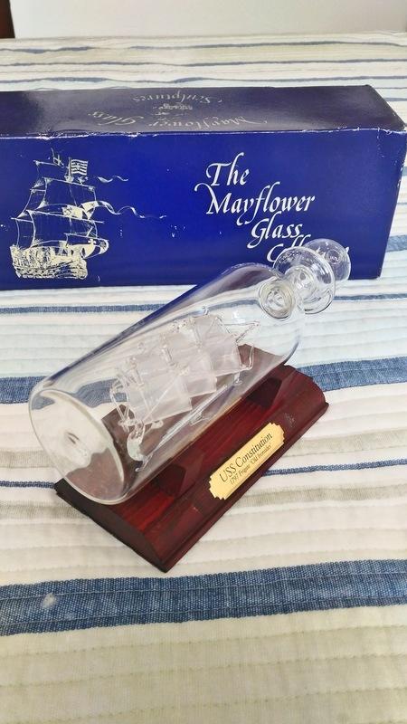 英國製MayFlower Glass Collection USS Constitution美國海軍 憲法號 護衛艦 | 露天市集 | 全台最 ...