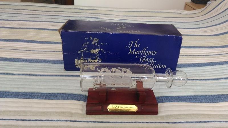 英國製MayFlower Glass Collection USS Constitution美國海軍 憲法號 護衛艦 | 露天市集 | 全台最 ...