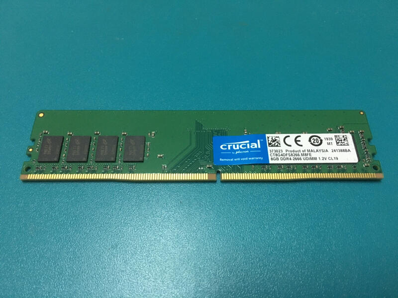 美光 DDR4 2666 8G 單面 桌上型 記憶體 | 露天市集 | 全台最大的網路購物市集