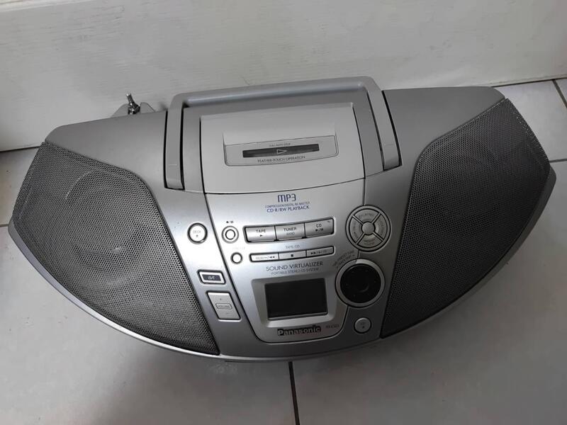 經典銘機環繞重低音 眼鏡蛇造型 國際牌手提音響Panasonic RX-ES23 CD TAPE FM正常 按鍵會亂跳 | 露天市集 | 全台 ...
