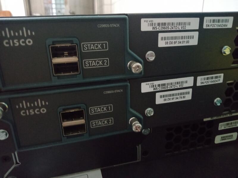 Cisco WS-C2960S-24TD-L Switch含STACK含掛耳 | 露天市集 | 全台最大的網路購物市集