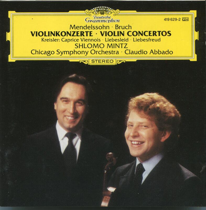 Mendelssohn Bruch Violin Concertos -- Mintz , Abbado -- DG | 露天市集 | 全台最大的網路購物市集