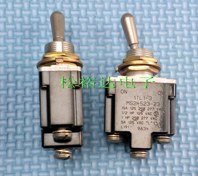 MS24523-23 1TL1-3 Honeywell 鈕子開關 二檔3腳 鎖定 孔12mm | 露天市集 | 全台最大的網路購物市集