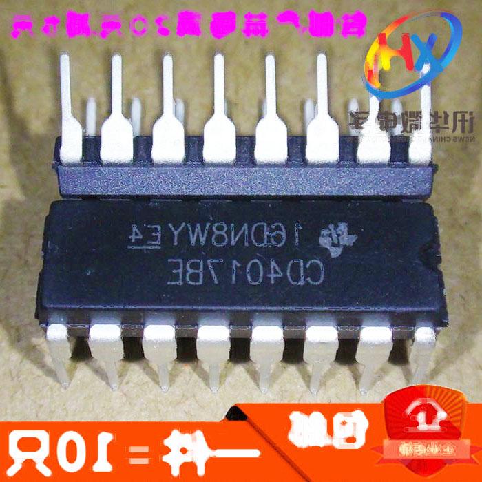 CD4017BE DIP-16 CD4017 4017晶片 計數器除法器十進位（10只） 207-00114 | 露天拍賣