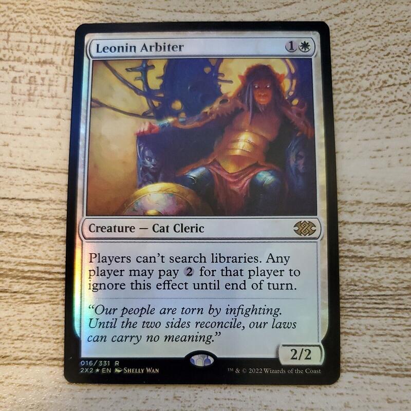 魔法部屋MTG閃卡售2X2 雙星大師2022 Leonin Arbiter 獅族仲裁者【英文Mint】Foil | 露天市集 | 全台最大的 ...