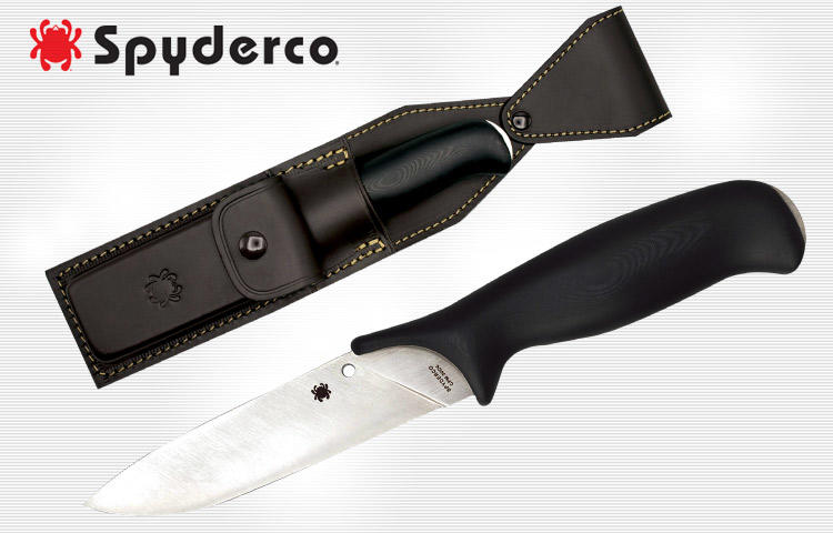 【angel 精品館 】Spyderco Zoomer黑g10柄野外求生直刀CPM-20CV鋼_皮鞘附尼龍套FB42GP | 露天市集 | 全 ...