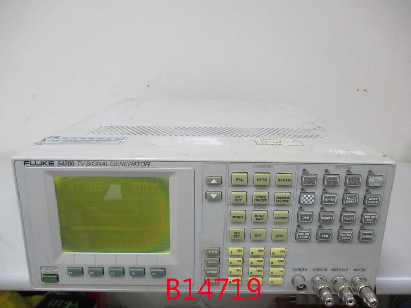【全冠】FLUKE 54200 電視信號產生器 電視訊號產生器 螢幕有炫光便宜賣(B14719) | 露天市集 | 全台最大的網路購物市集